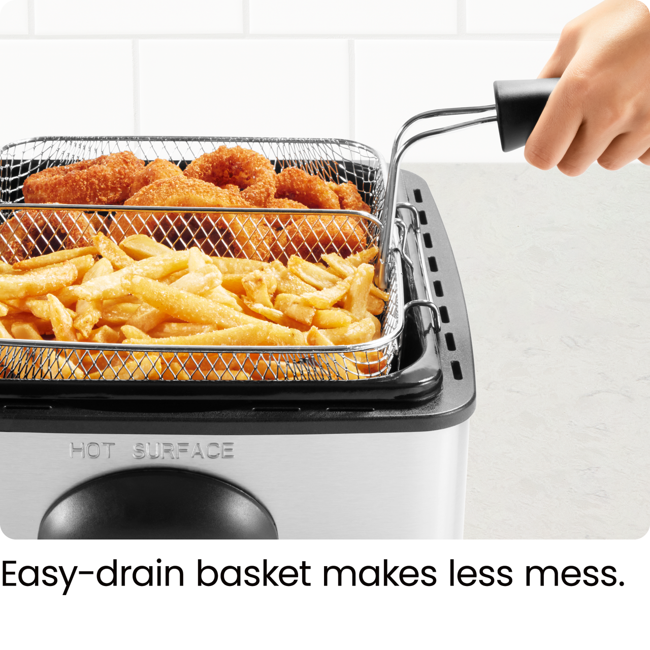 Dual-Cook Jumbo Deep Fryer – Chefman