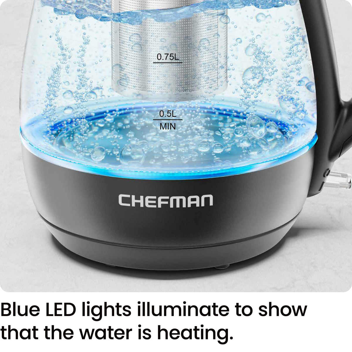 Chefman Fast-Boil 1L Infuser Kettle