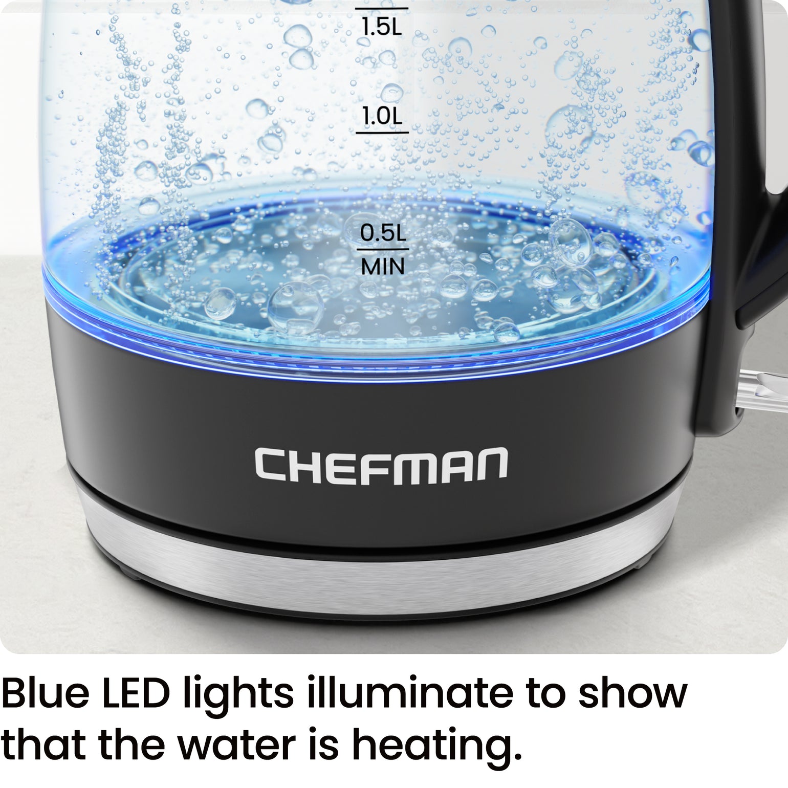 Chefman Fast-Boil 1.8L Electric Kettle