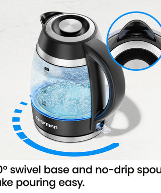 Chefman Fast-Boil 1.8L Electric Kettle