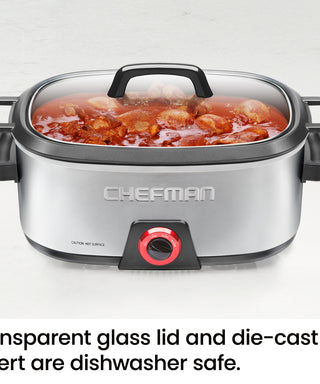 Family-Size 6-Qt. Slow Cooker – Chefman