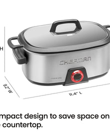 Family-Size 6-Qt. Slow Cooker – Chefman