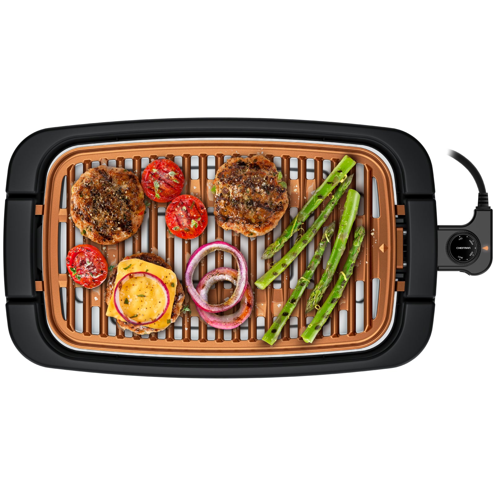 Smokeless Electric Indoor Grill – Chefman