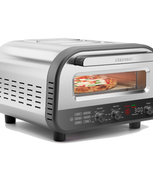 High-Heat Indoor Electric Pizza Oven 800°F (Stainless Steel) – Chefman