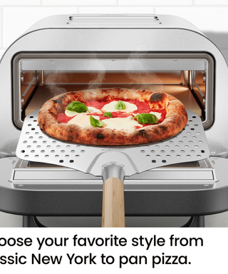 High-Heat Indoor Electric Pizza Oven 800°F (Stainless Steel) – Chefman