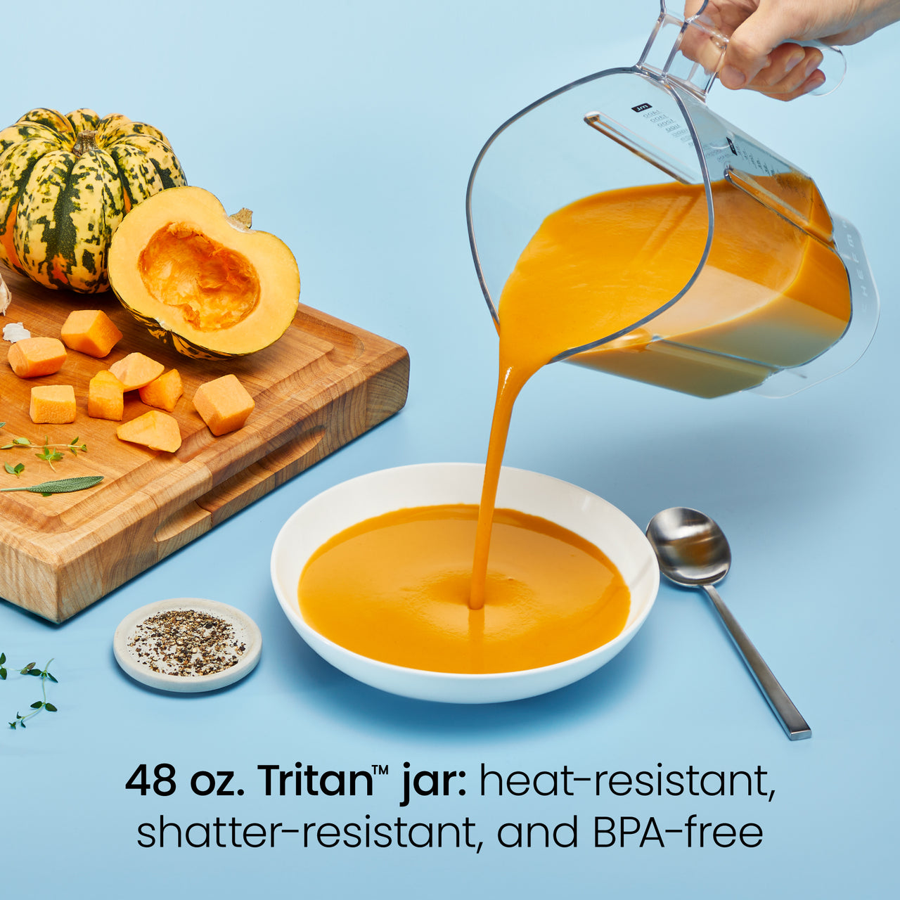 Chefman Obliterator 48oz Power Blender - Concrete