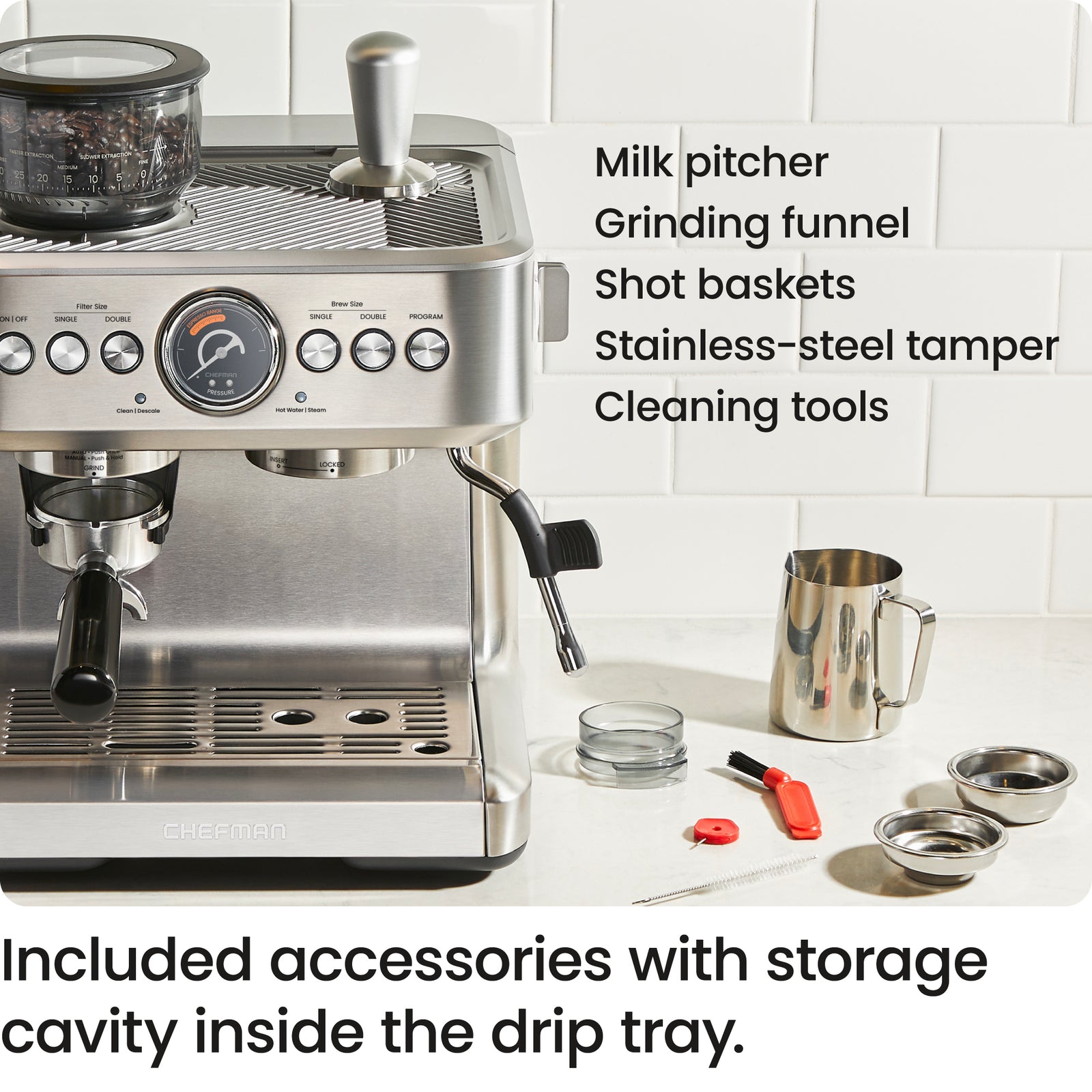 Chefman Crema Supreme Espresso Machine