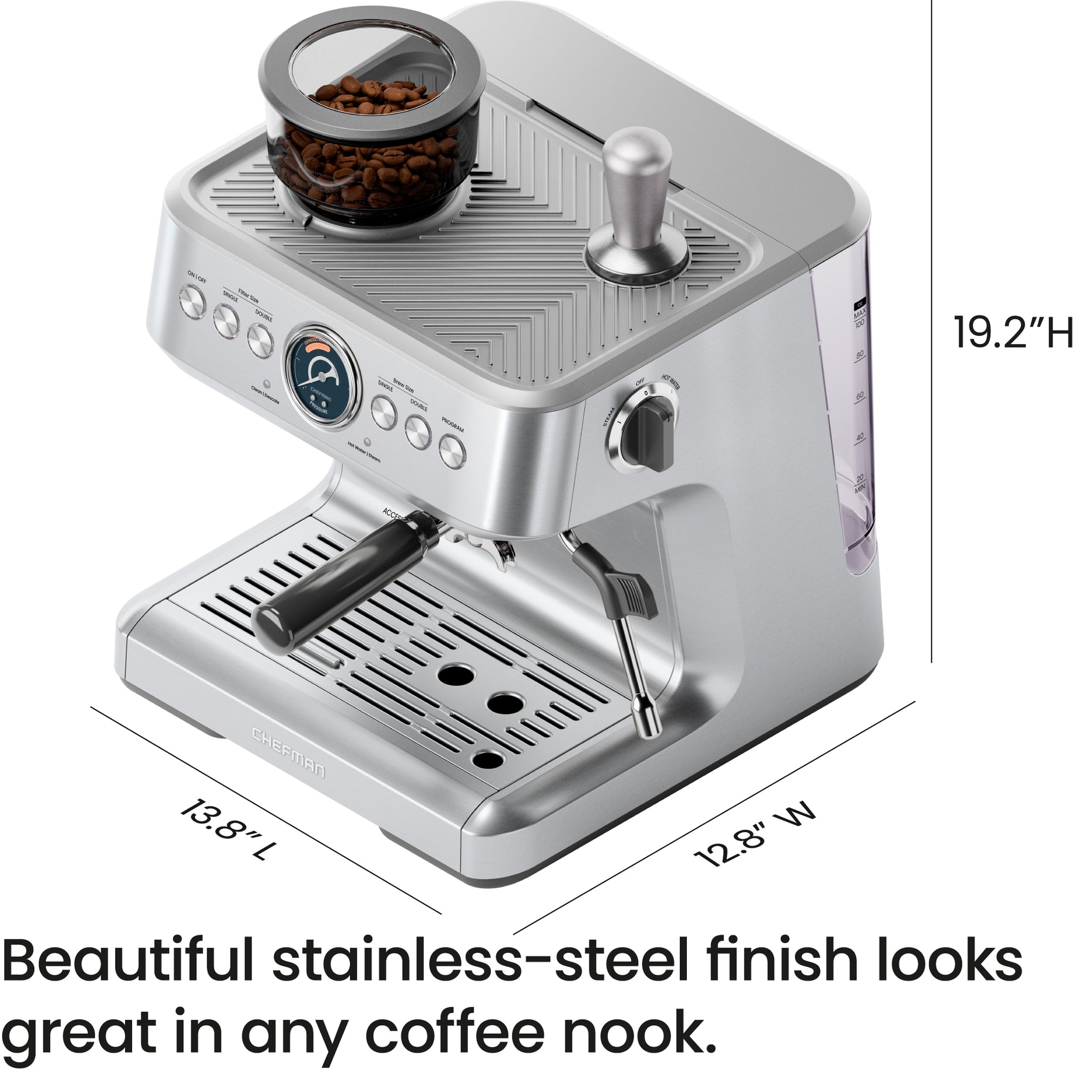 Chefman Crema Supreme Espresso Machine