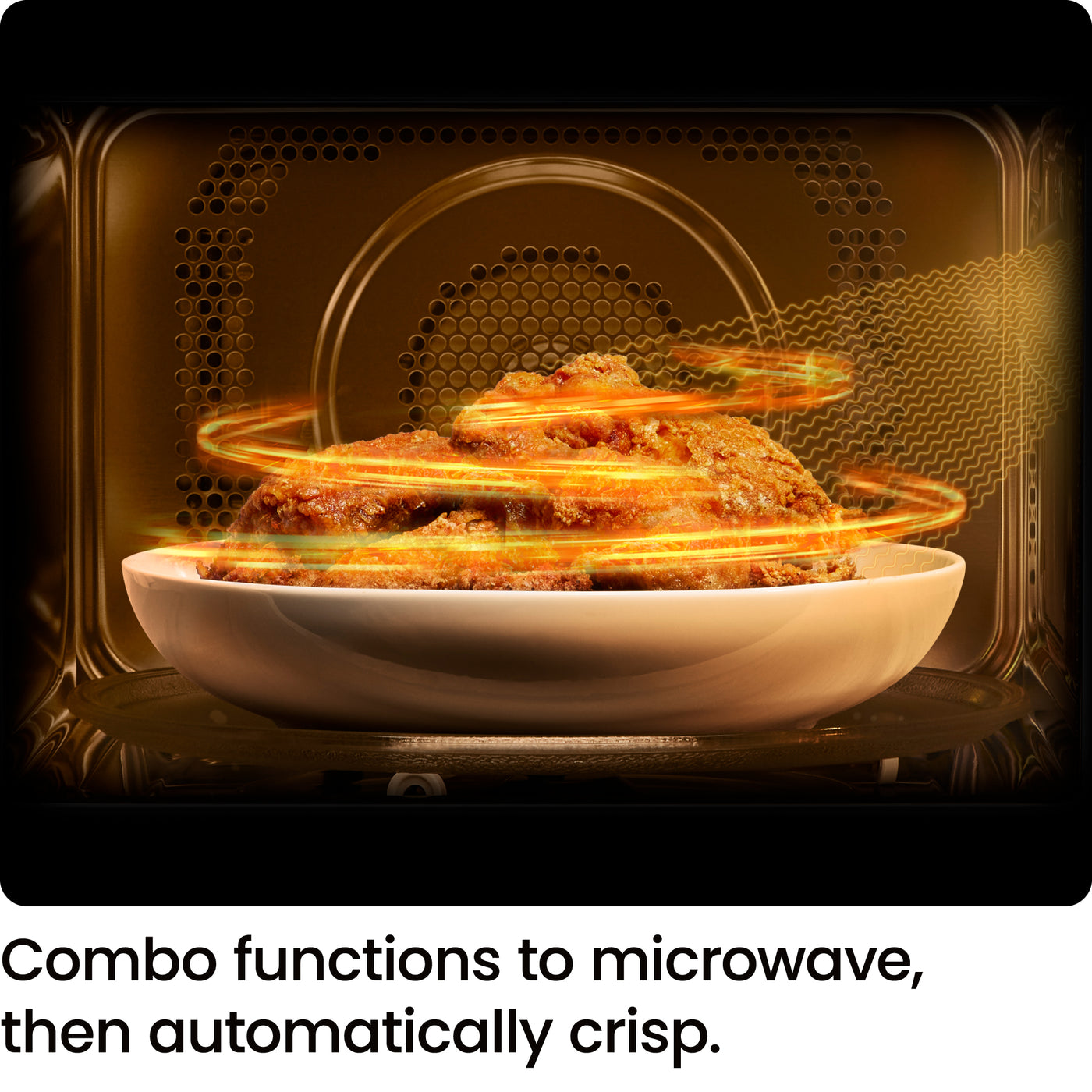 Chefman MicroCrisp Countertop .8 Cu Ft Digital Microwave Oven