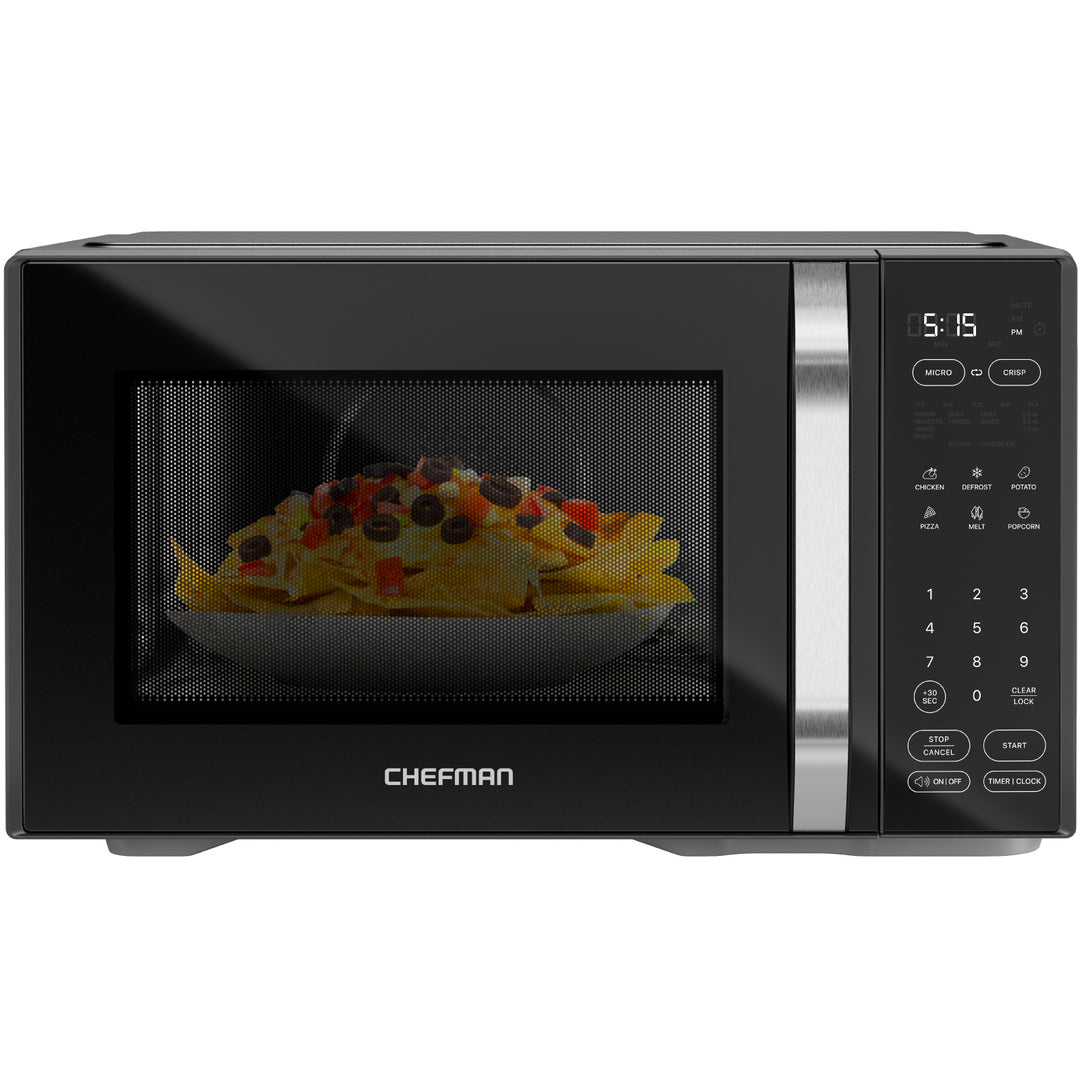 Chefman MicroCrisp Countertop 1.1 Cu Ft Digital Microwave Oven