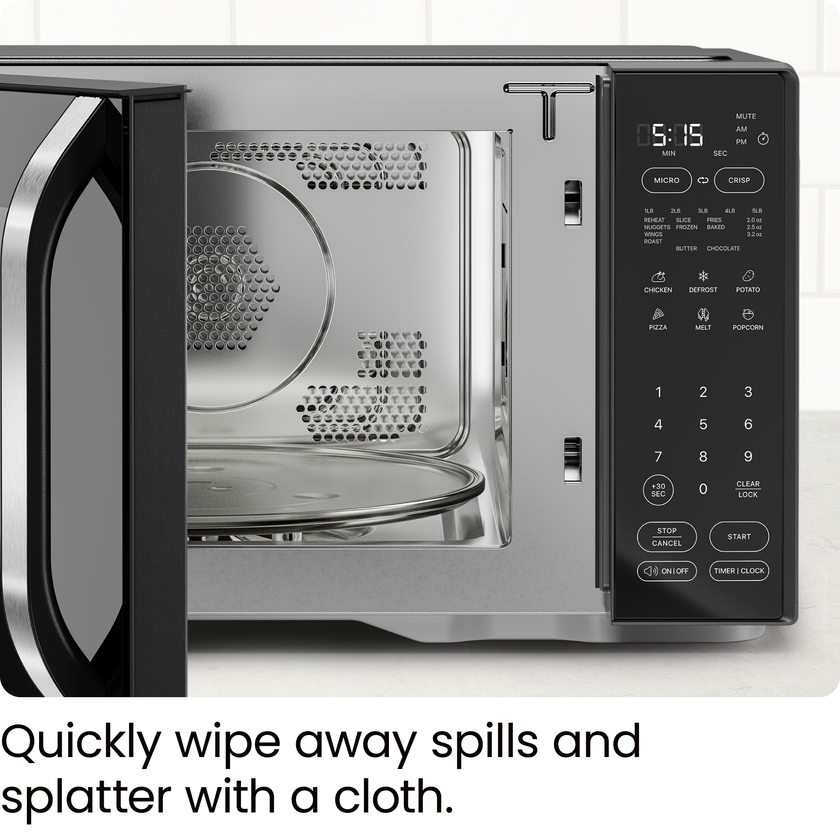 MicroCrisp Countertop Digital Microwave Oven – Chefman