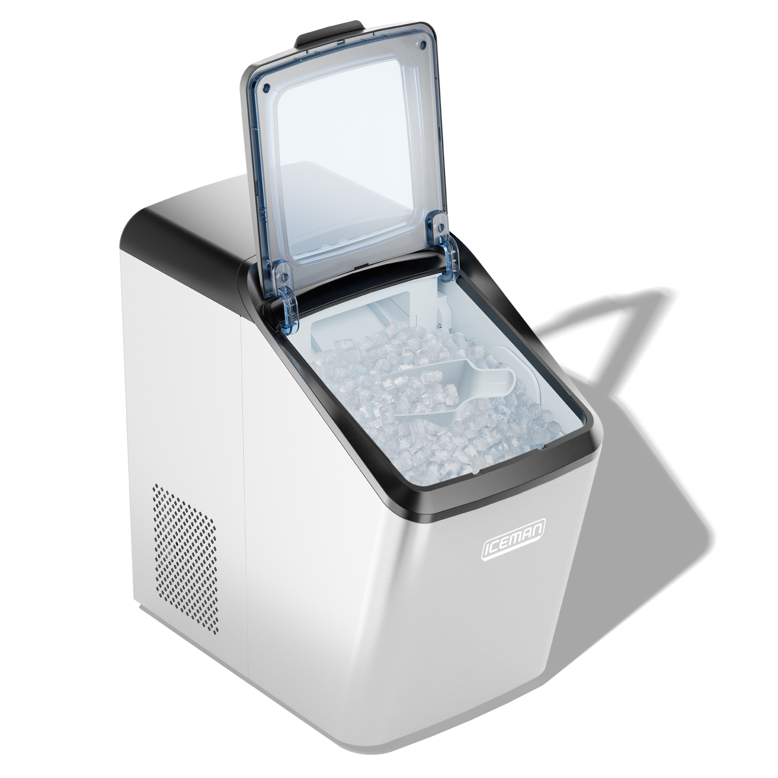ICEMAN "The Pebble" Countertop Nugget Ice Machine – Chefman