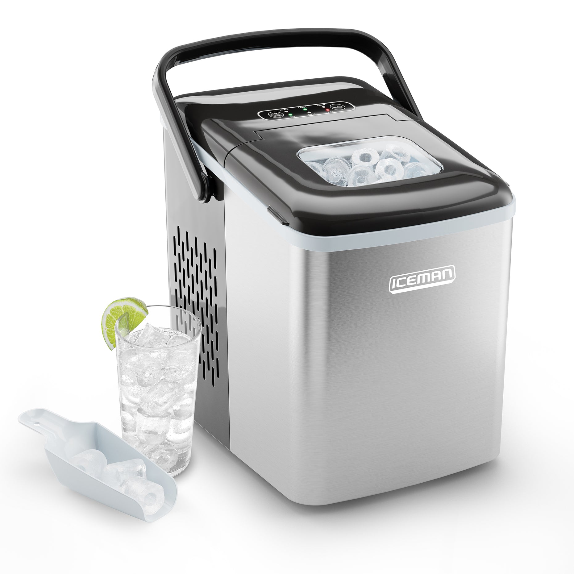 ICEMAN Dual-Size Ice Machine – Chefman