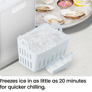 Pebble Countertop Ice Maker by Iceman® – Chefman