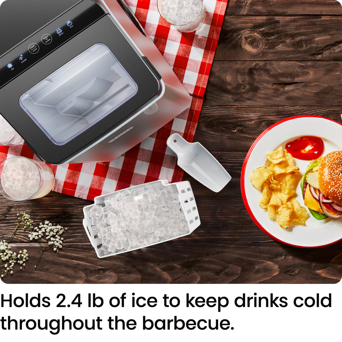 Pebble Countertop Ice Maker by Iceman® – Chefman