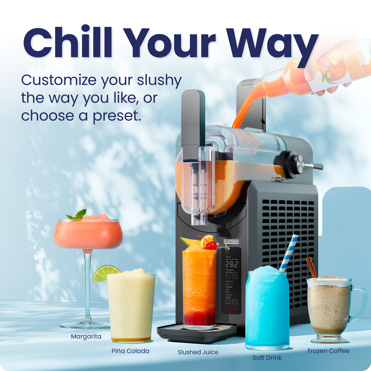 Iceman Slush-Ease Slushie Machine – Chefman