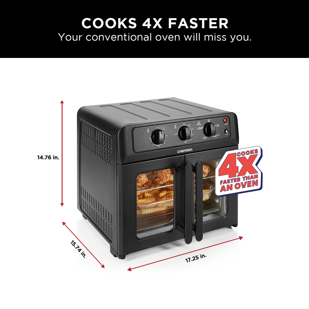 Toaster Oven Air Fryers – Chefman