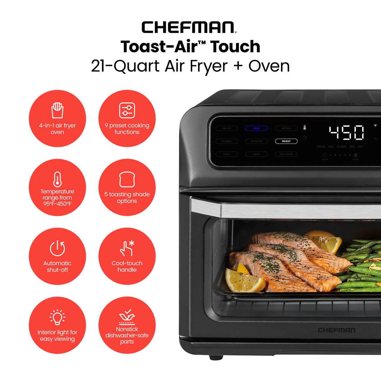 Toaster Oven Air Fryers – Chefman