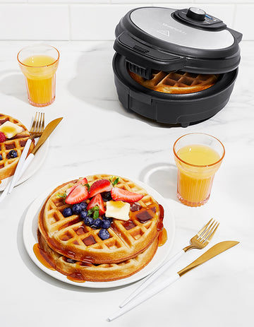 Anti-Overflow Belgian Waffle Maker – Chefman