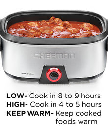 Family-Size 6-Qt. Slow Cooker – Chefman